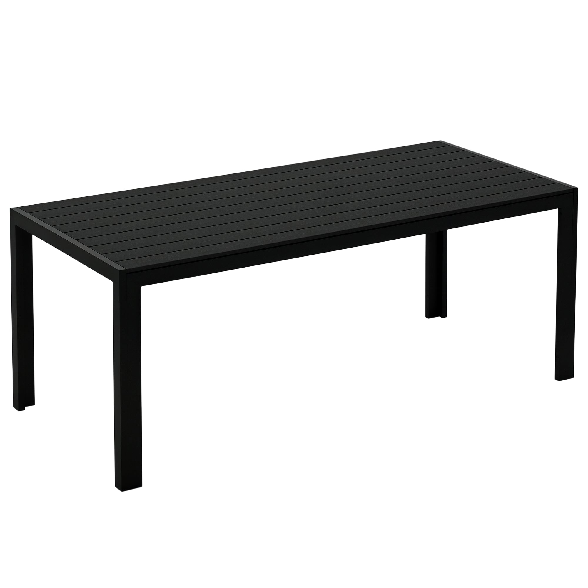 Outsunny Sodo Stalas Plastikinis 190 x 84,5 x 72 cm Atsparus Orui ...