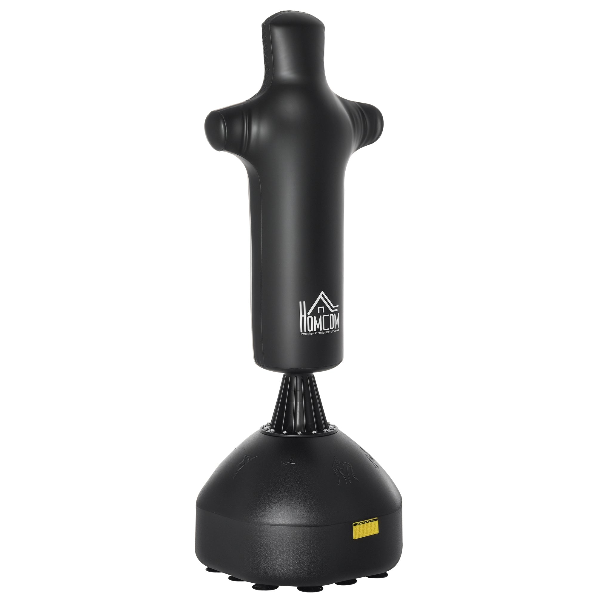 HOMCOM Standing Punching Bag 180cm Adult Free Standing Boxing Dummy ...