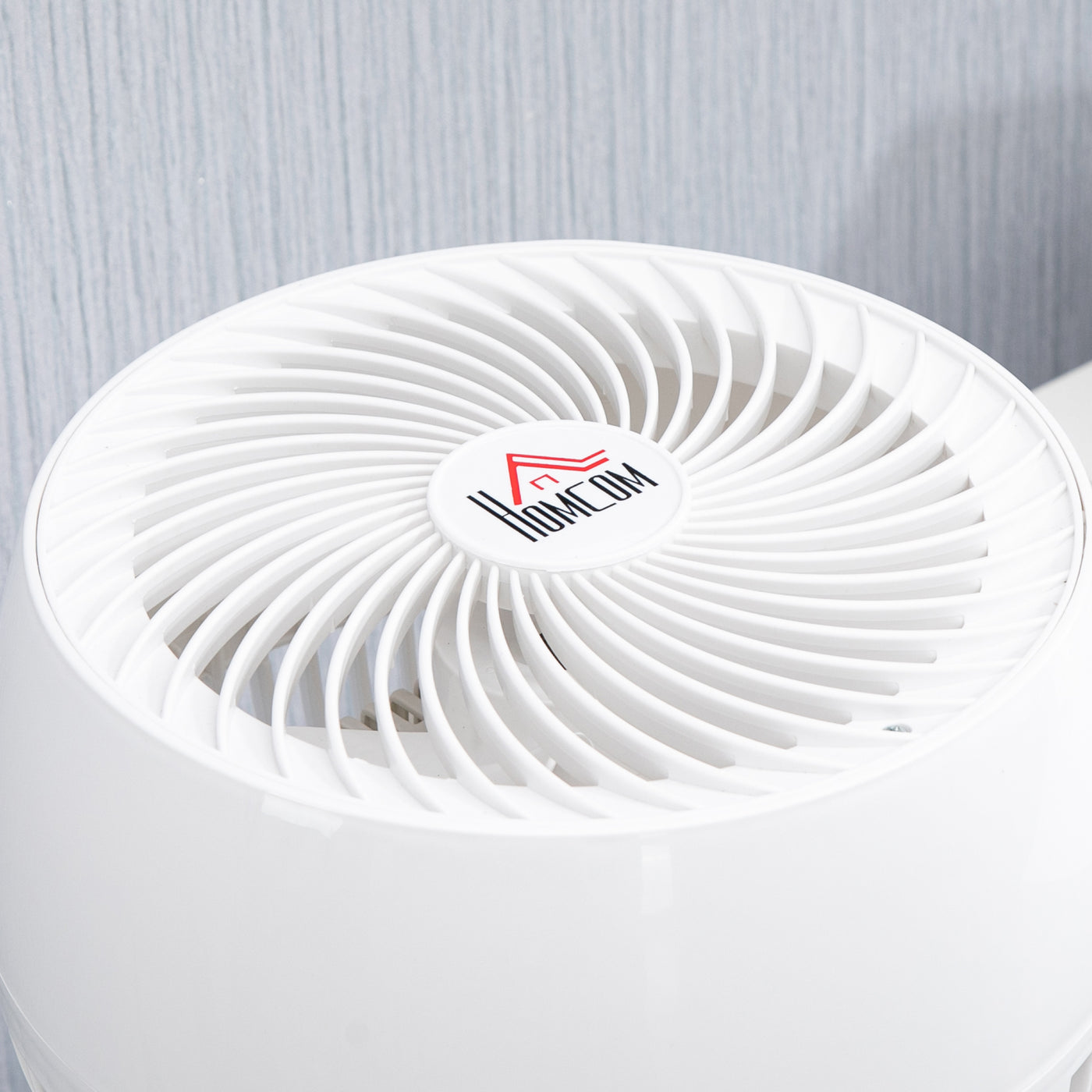 HOMCOM Mini Table Fan, Powerful Silent 45W Fan, 3 Speeds, 70° Multi ...